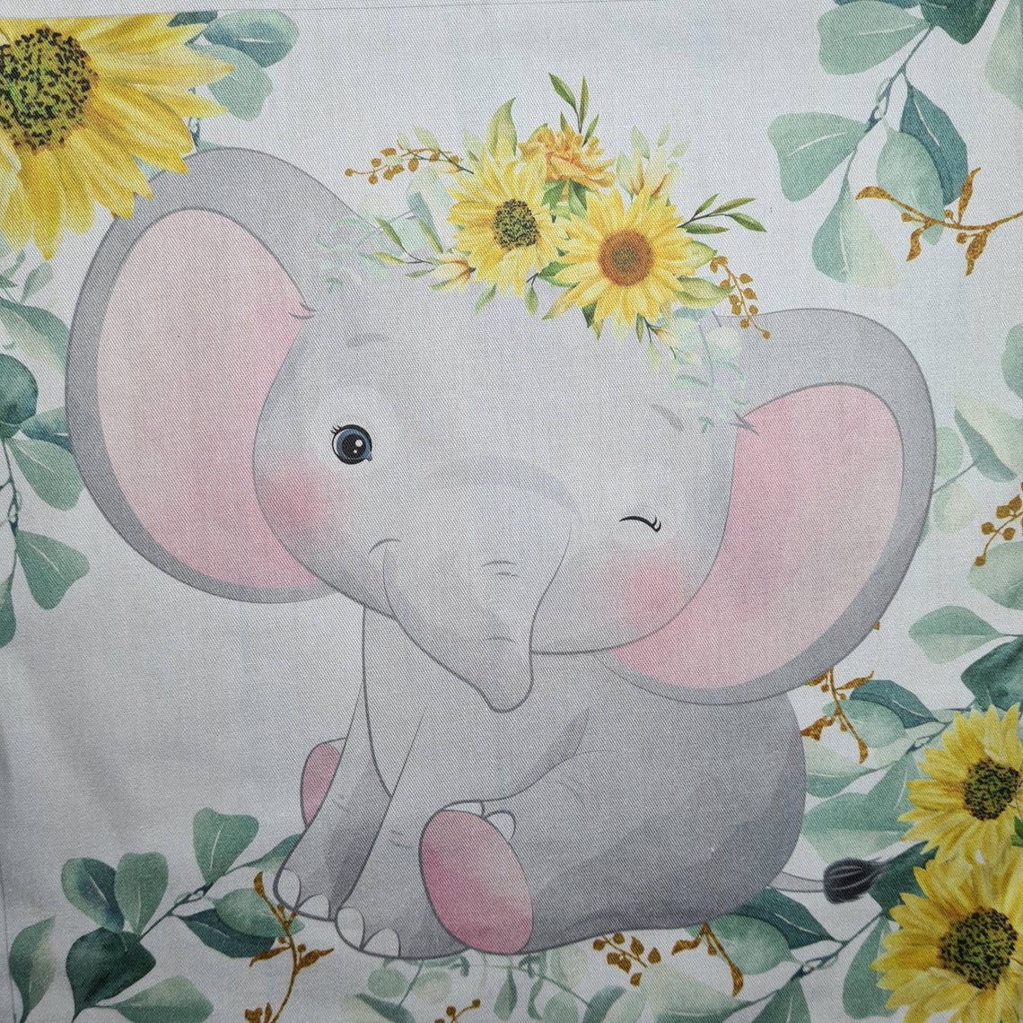 Baby Elephant Fabric Panels for Quilting Elephant Quilt - Etsy