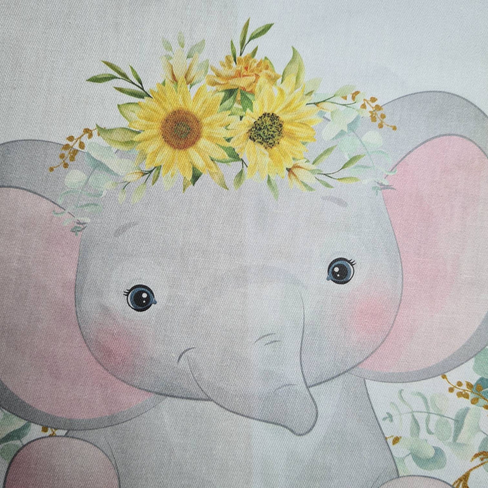Baby Elephant Fabric Panels for Quilting Elephant Quilt - Etsy