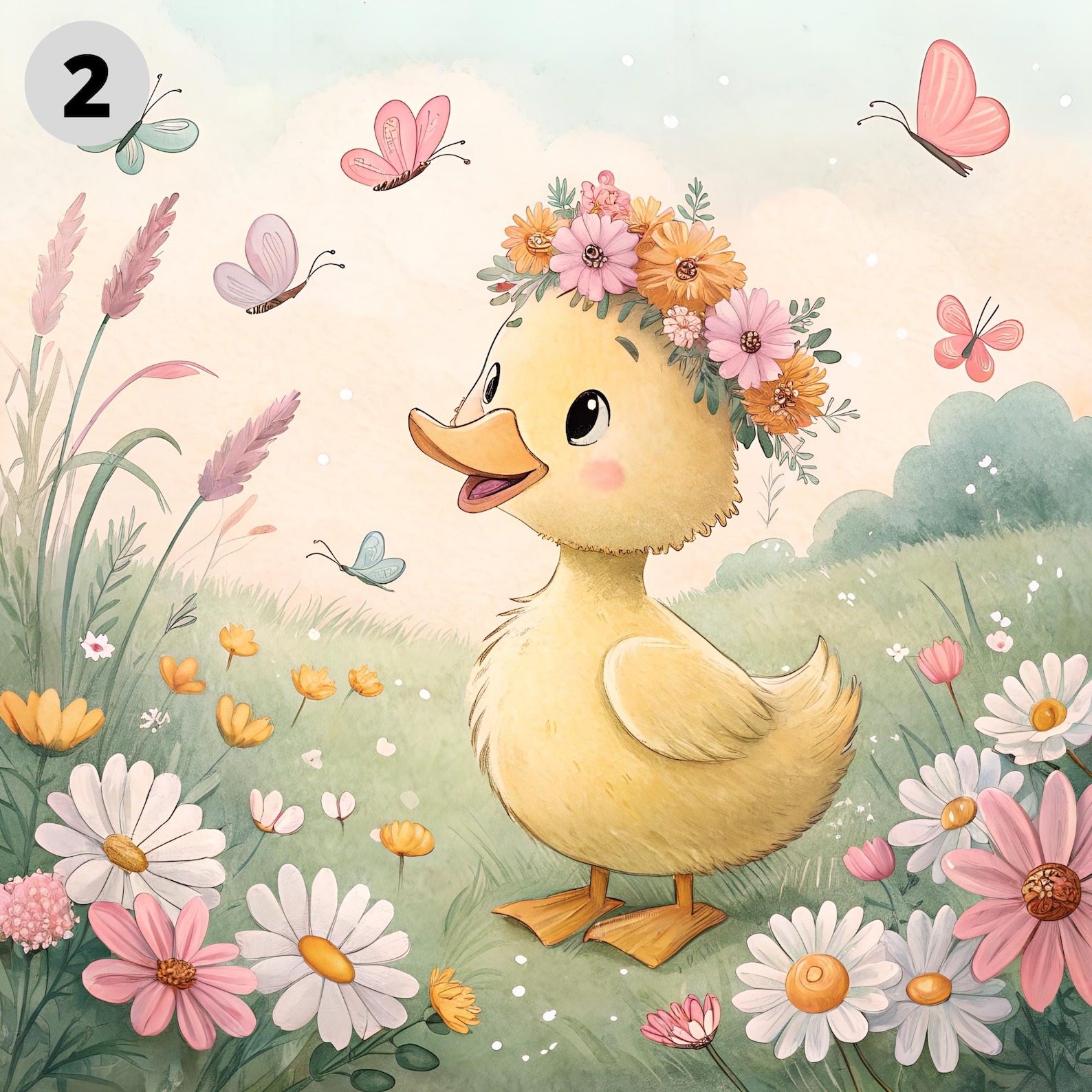 Cute Duck Fabric Panels for Quilting, Duck Lover Gift - Print Quilt ...