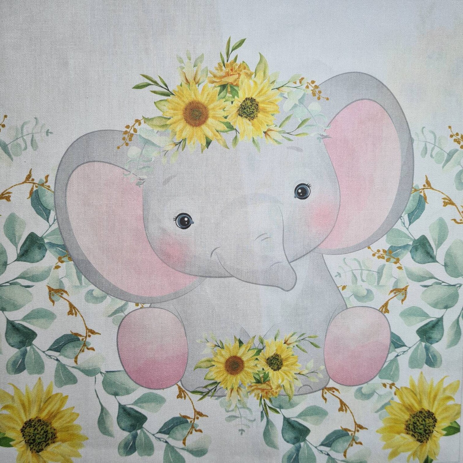 Baby Elephant Fabric Panels for Quilting Elephant Quilt - Etsy