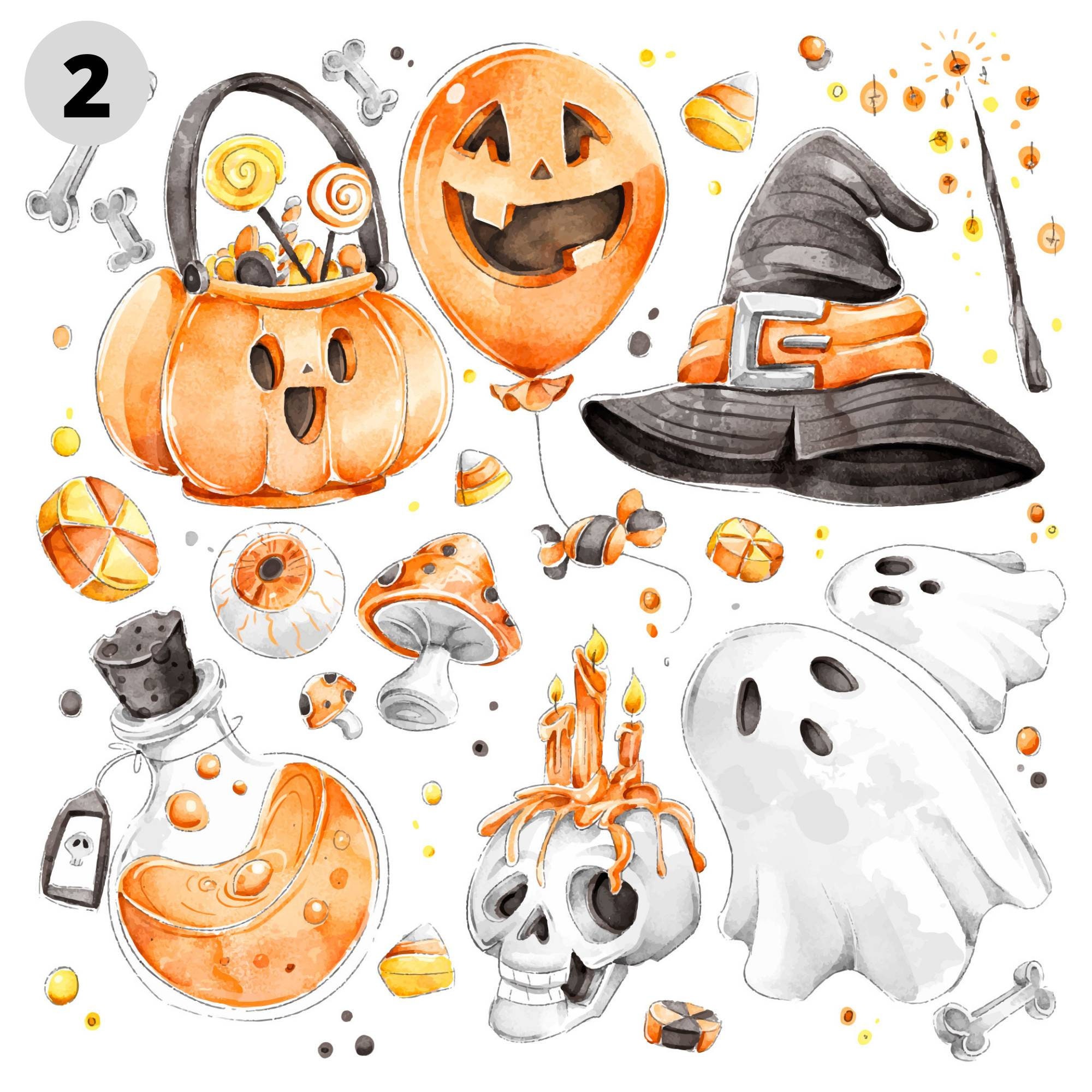 Halloween fabric panels Novelty fabric for halloween | Etsy