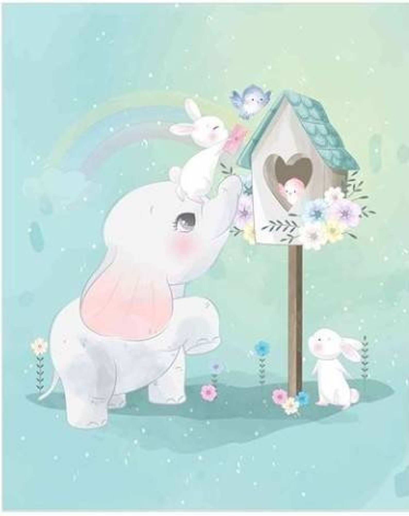 Baby Elephant Fabric Panels for Quilting Baby Fabric Panels - Etsy