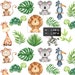 Animal Fabric by the Yard Safari Animals Fabric Panels for - Etsy