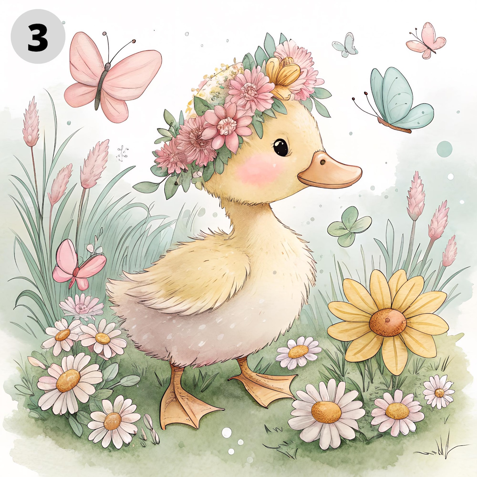 Cute Duck Fabric Panels for Quilting, Duck Lover Gift - Print Quilt ...