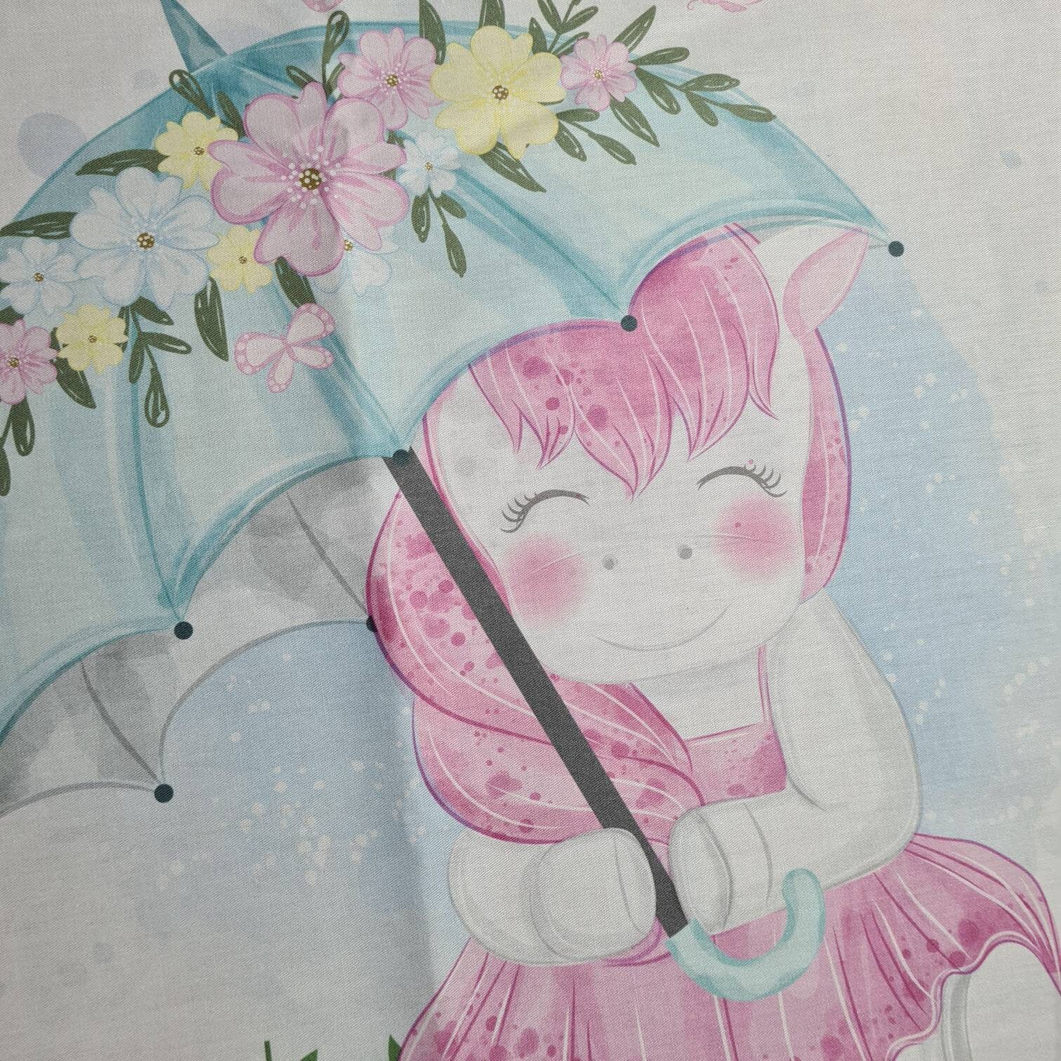 Unicorn Fabric Panels, Baby Girl Quilt Panel Fabric Bundle, Rainbow ...