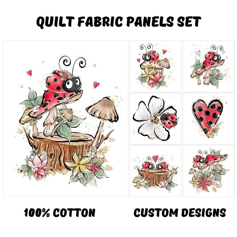 Ladybug Quilt - Etsy