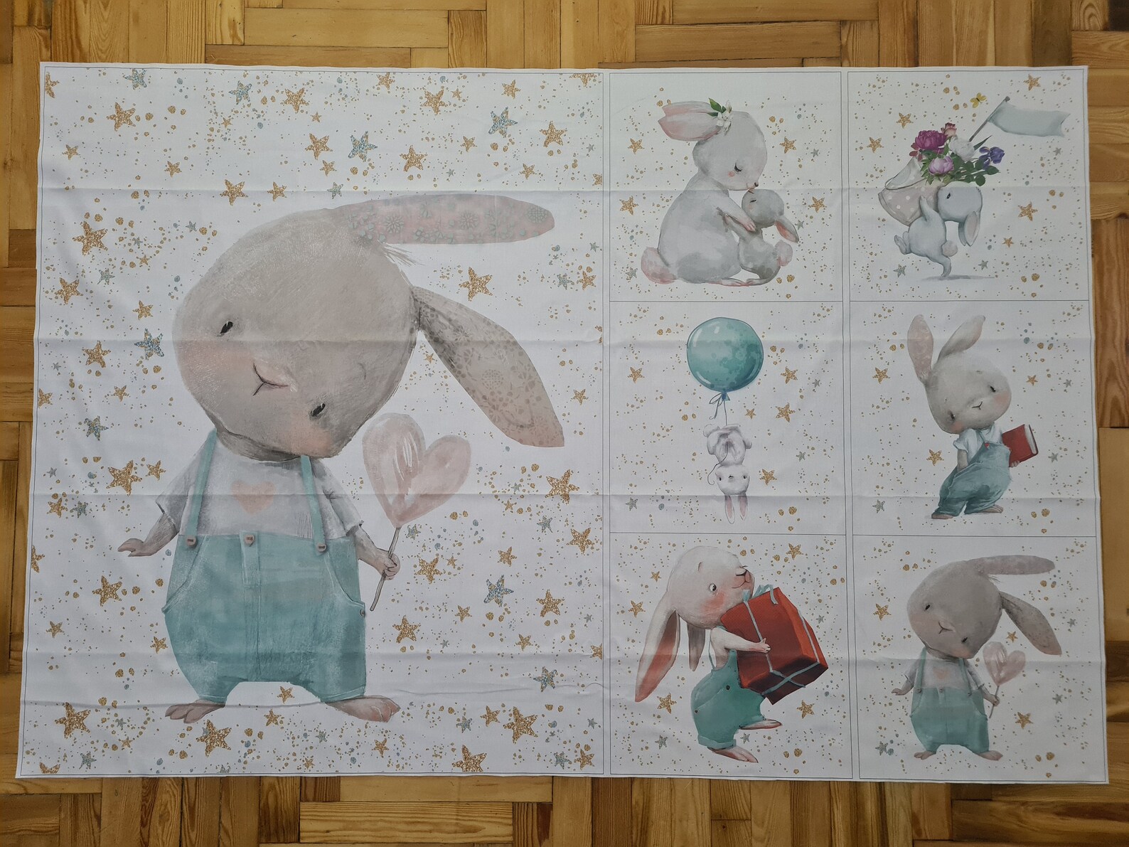 Fabric panels for baby boy quilts Baby blanket fabric Baby | Etsy