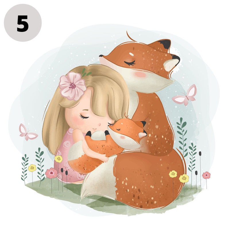 Baby Fox Fabric Panels for Quilts, Cute Fox Fabric for Childrens - Etsy