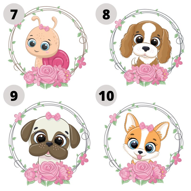 Cute Animal Print Fabric Panel, Baby Quilt Panel for Girl - Etsy Canada