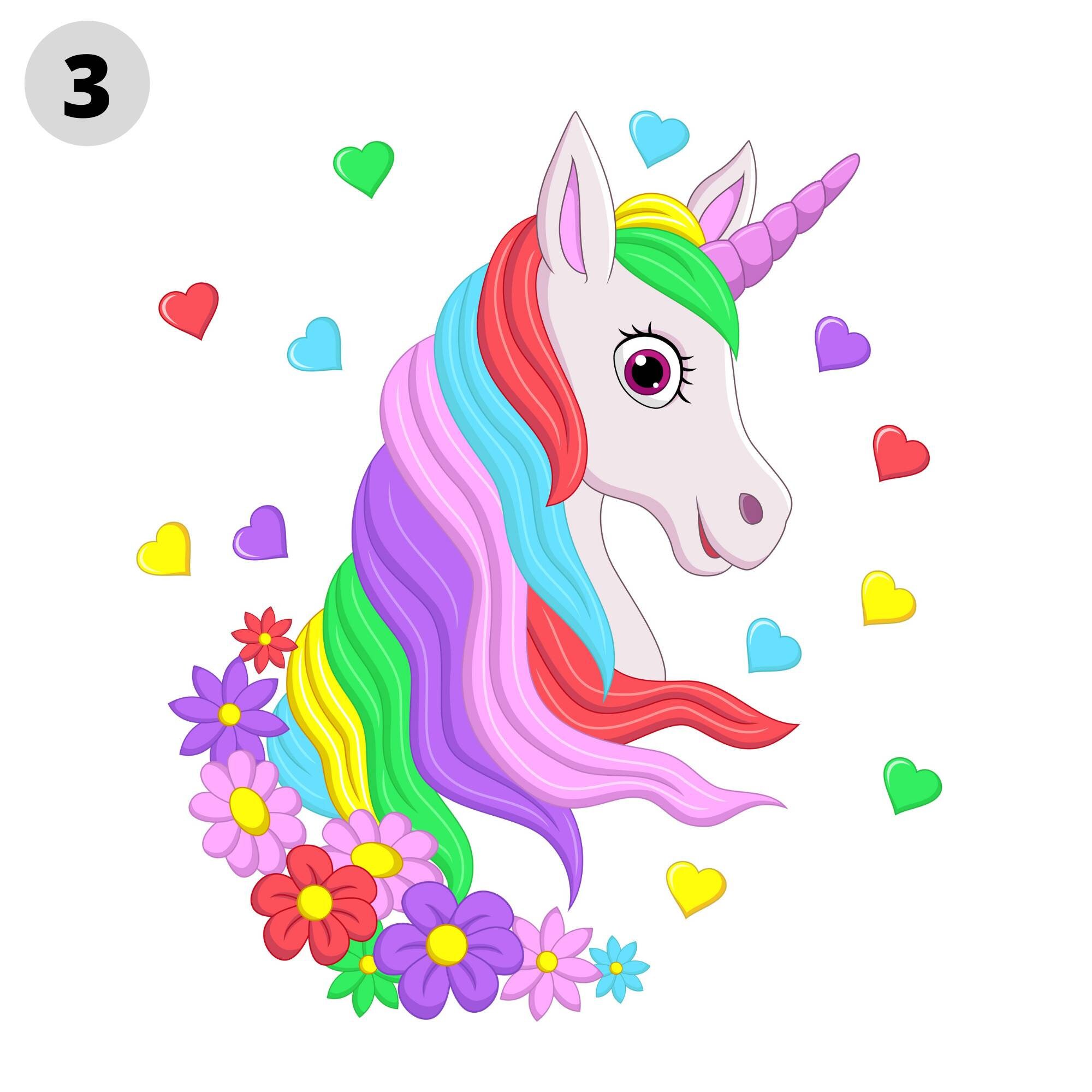 Rainbow unicorn fabric panels for quilting Baby quilt panels | Etsy