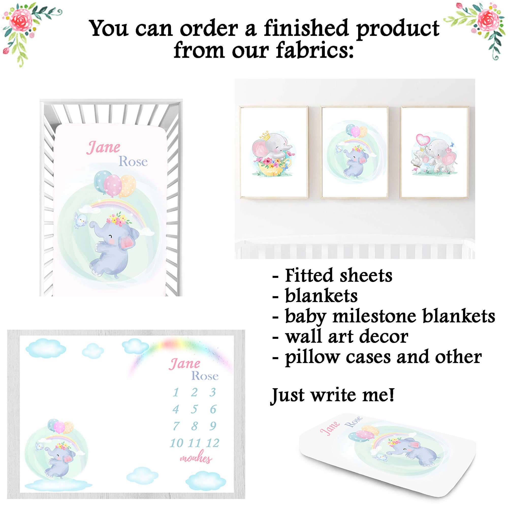 Little Mermaid Fabric Panels for Quilting, Cotton Fabric for Mermaid ...