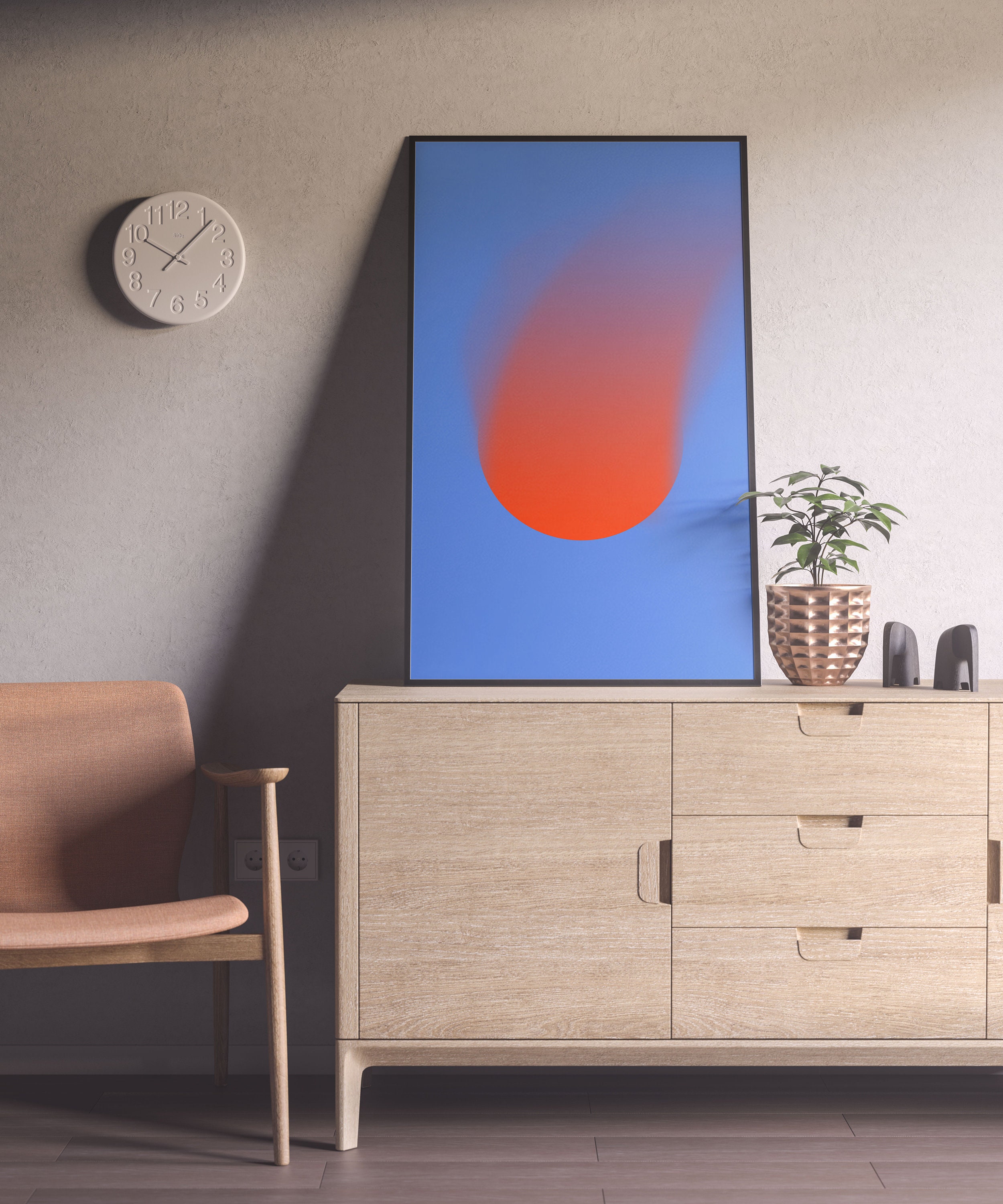 Fading Circle Design Poster - Etsy
