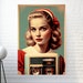 1950s Retro Canvas Print, Wrapped Canvas, 50s Wall Art, Ready to Hang ...