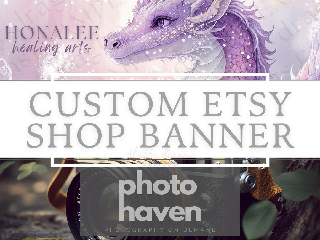 Custom Banners, Etsy Logo Design, Etsy Shop Design, Personalized Banner ...