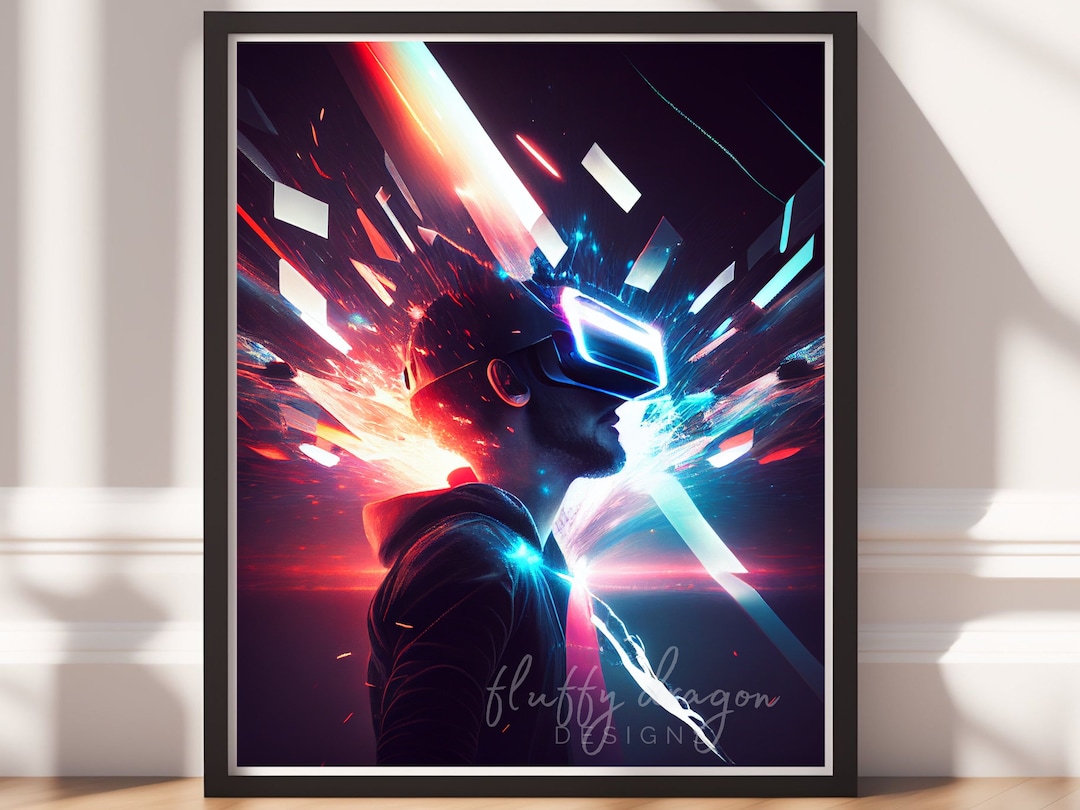 Video Game Art - Downloadable Print for Gamers, Unique Gamer Decor ...