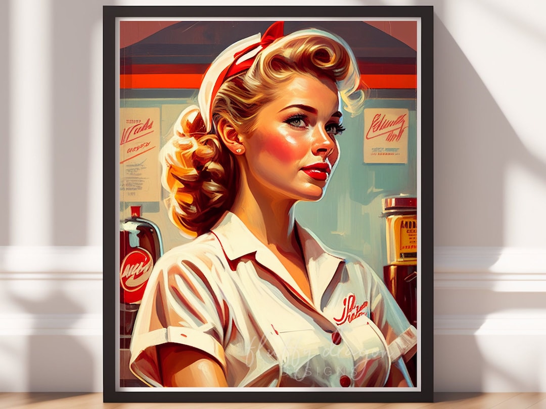 Digital Download Retro Art V5 Printable Digital Prints Wall Art Art Art ...