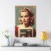 1950s Retro Canvas Print, Wrapped Canvas, 50s Wall Art, Ready to Hang ...