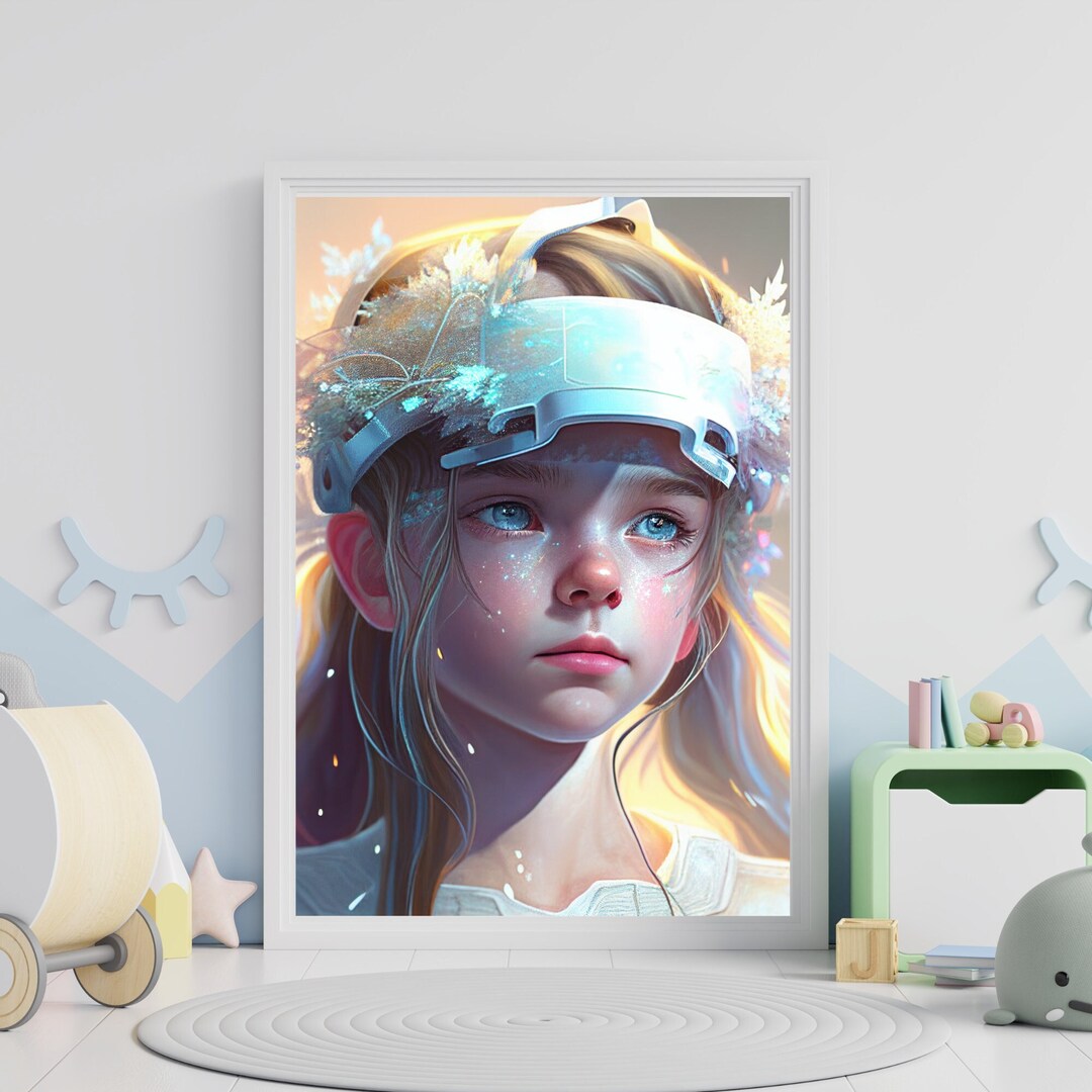 Digital Download Metaverse Princess AI Print Digital Art - Etsy