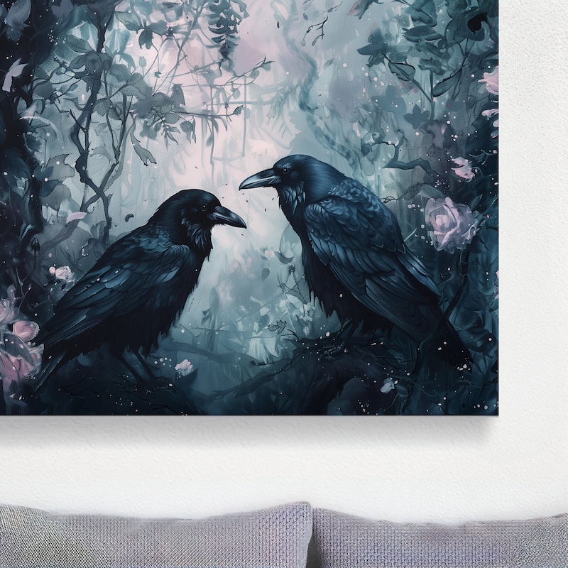 Raven Artwork - Etsy