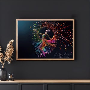 Sphere Dancer Digital Print Instant Download Dance Art Ballerina ...