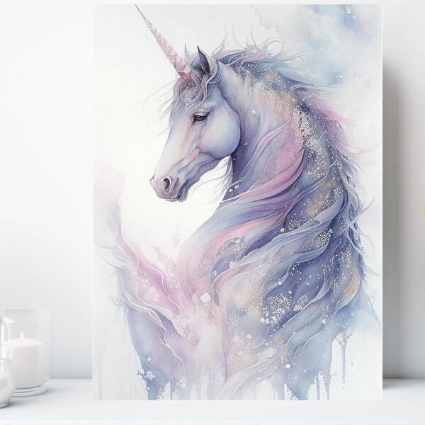 Unicorn Poster - Etsy