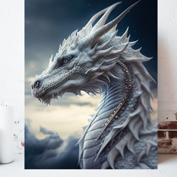 Dragon Print - Etsy