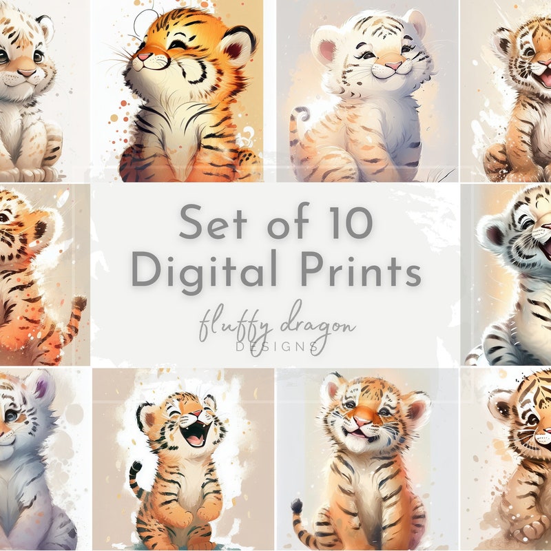 Tiger Nursery Theme - Etsy