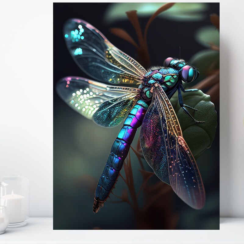 Dragonfly Wall Art - Etsy