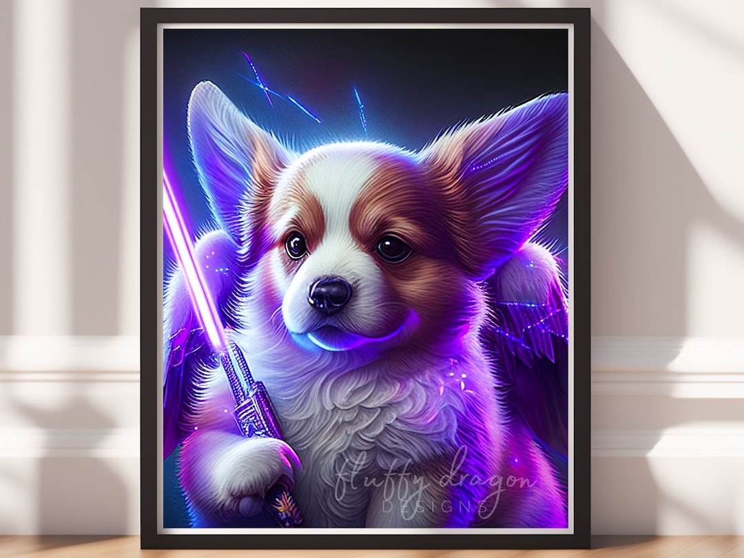 Cute Gamer Art: Adorable Gaming Animal Digital Download for Unique Room ...