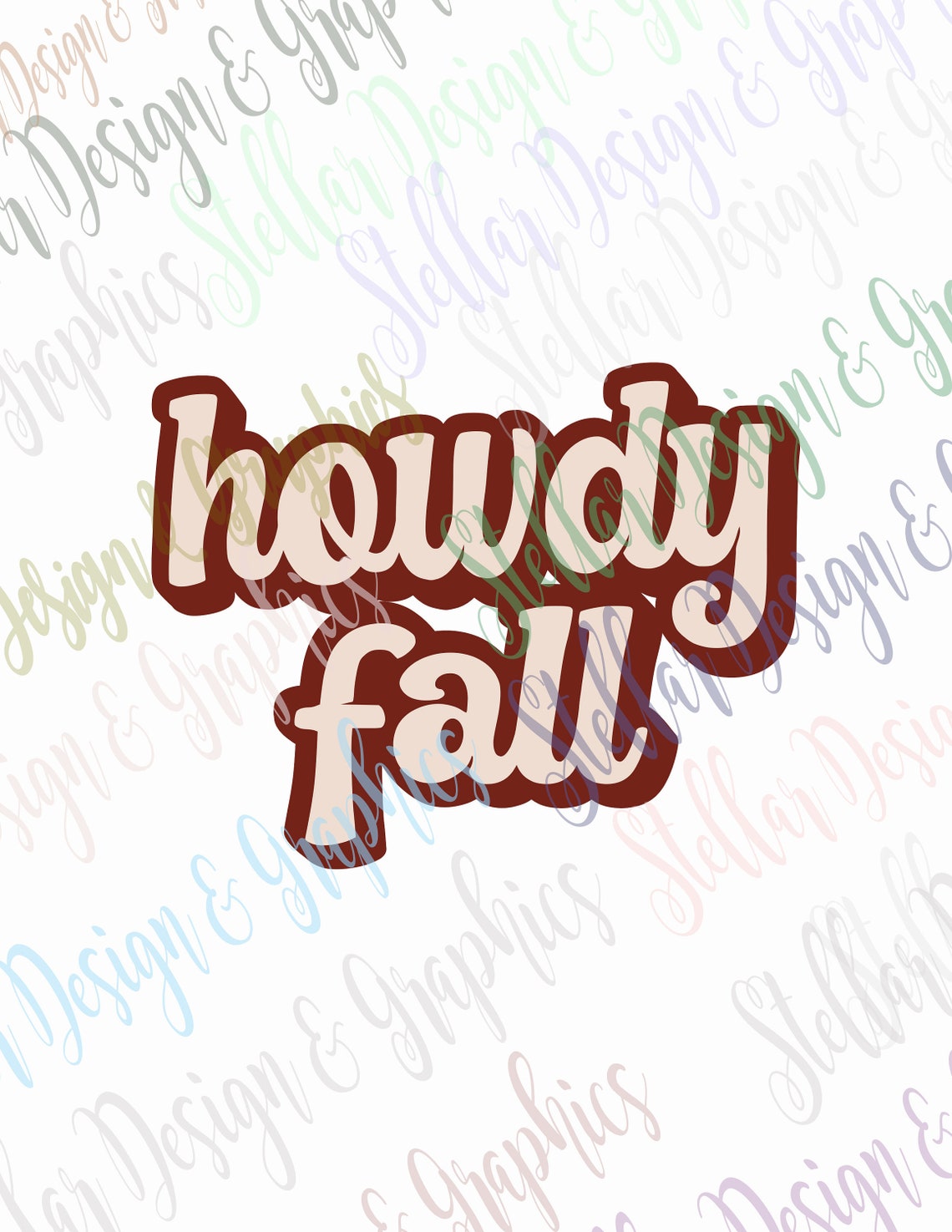 Howdy Fall PNG | Etsy
