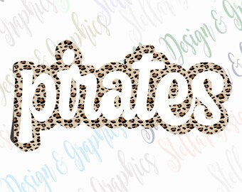 Sublimation Leopard Print Border Pirates Design PNG Sublimation Design ...