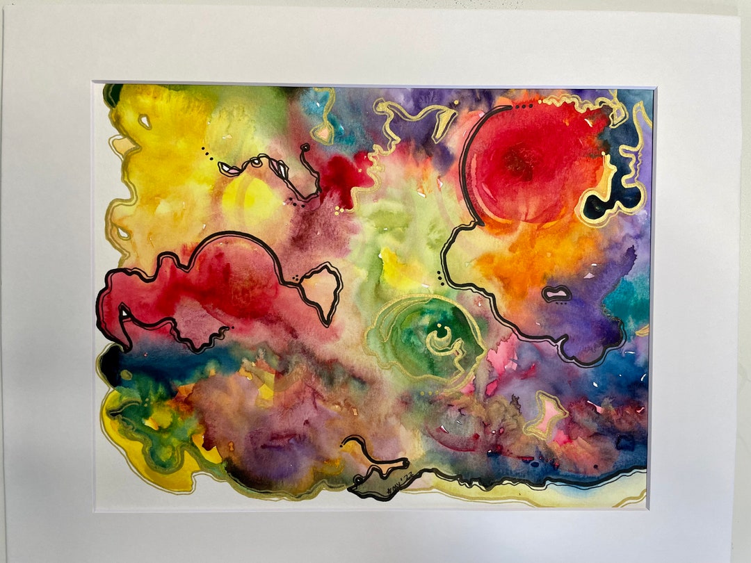 Imagination Cartography Original Watercolor Painting - Etsy