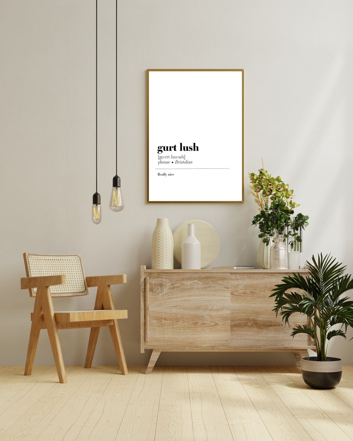 Gurt Lush Wall Art Print Bristol Print Bristol Quote Definition Print ...