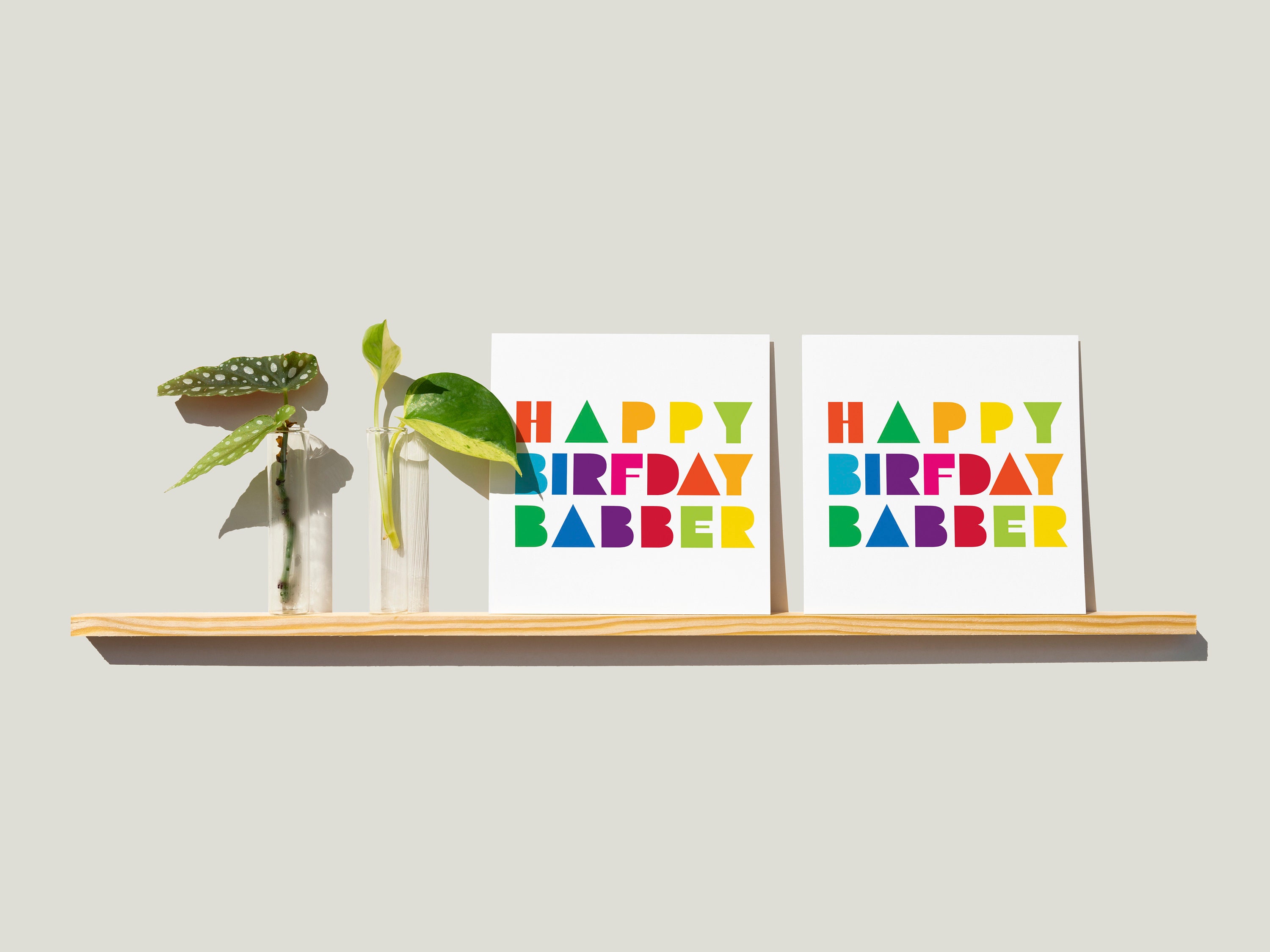 Happy Birfday Babber Happy Birthday Birthday Cards - Etsy