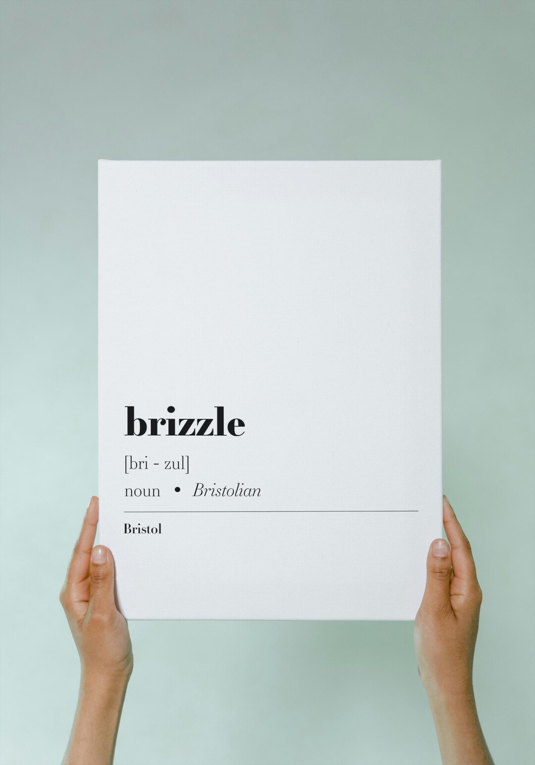 Brizzle Definition Print: Bristol Wall Art - Etsy