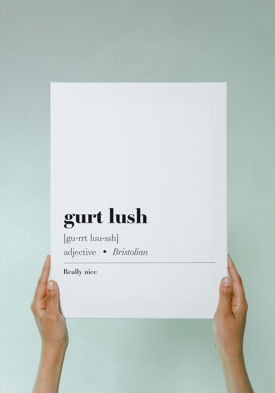 Gurt Lush Definition Print: Bristol Wall Art - Etsy