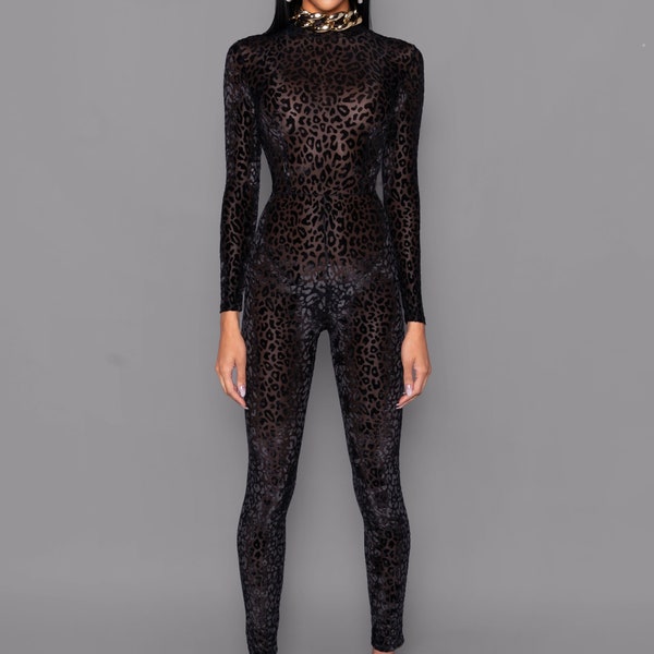 Womens Sheer Full Body Suit - Etsy