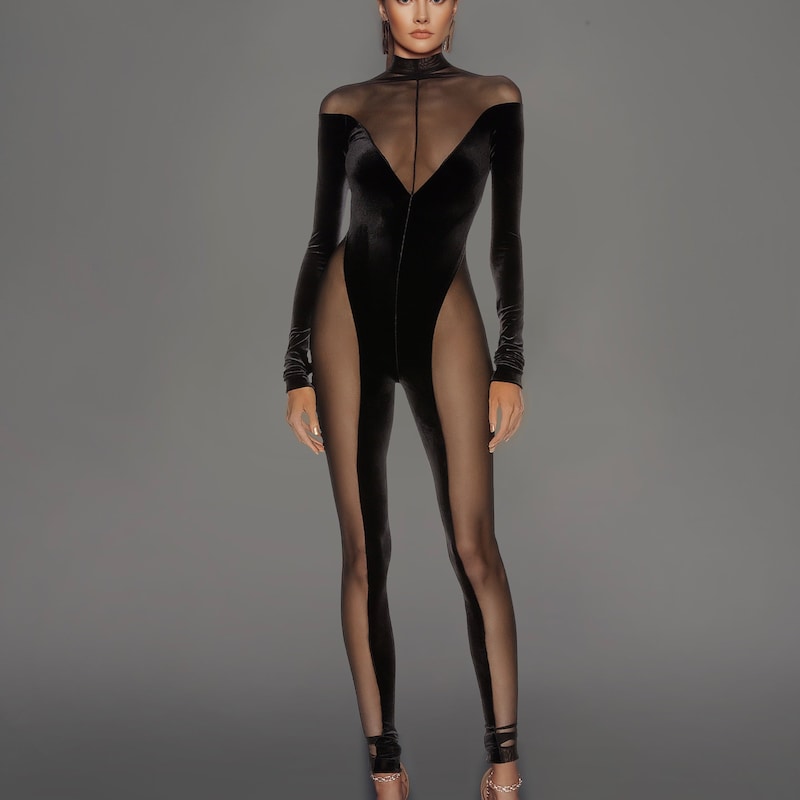 Sheer Catsuits for Women - Etsy
