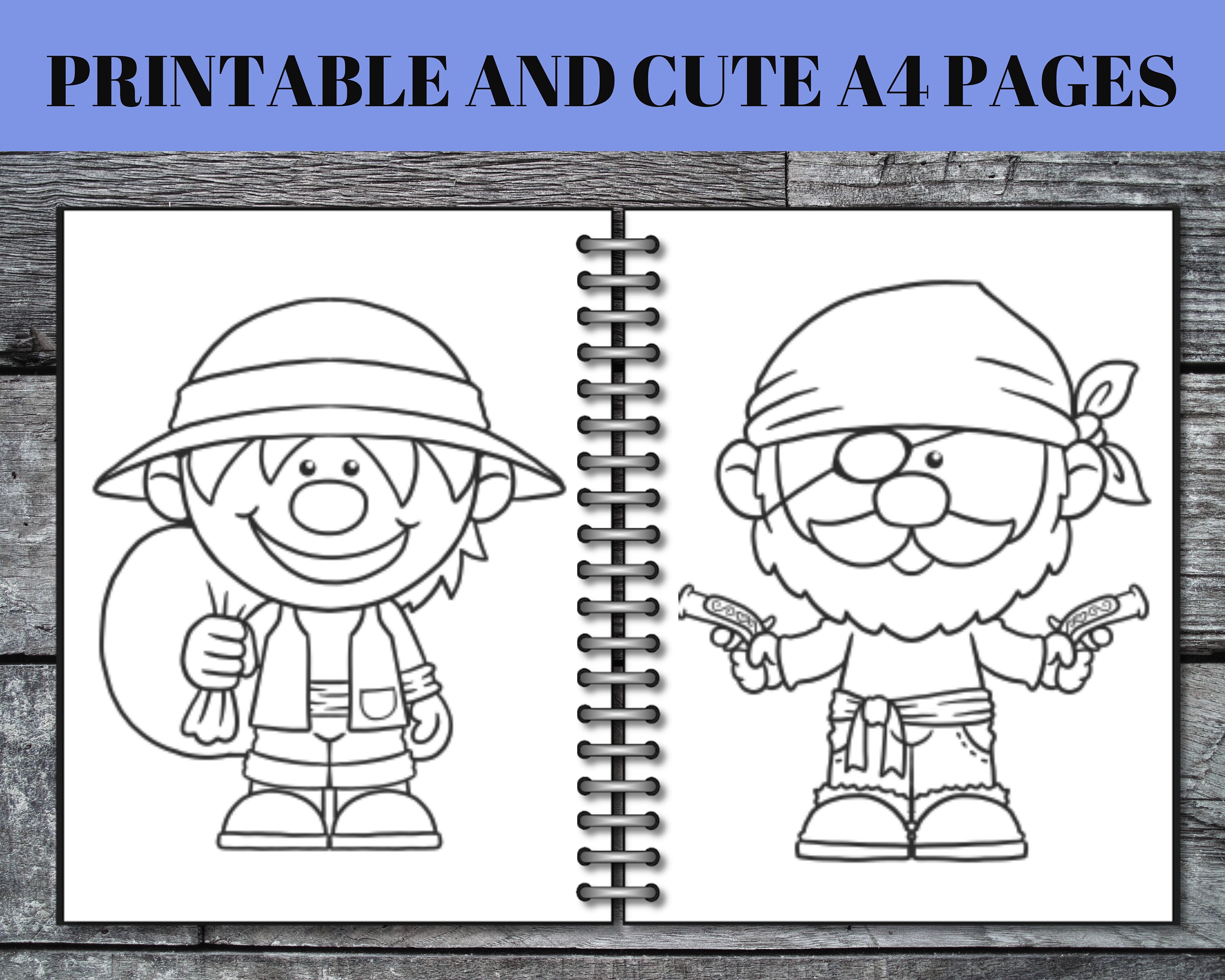 30+ Pirate Coloring Pages, Pirate Party Printables, Pirate Activities ...