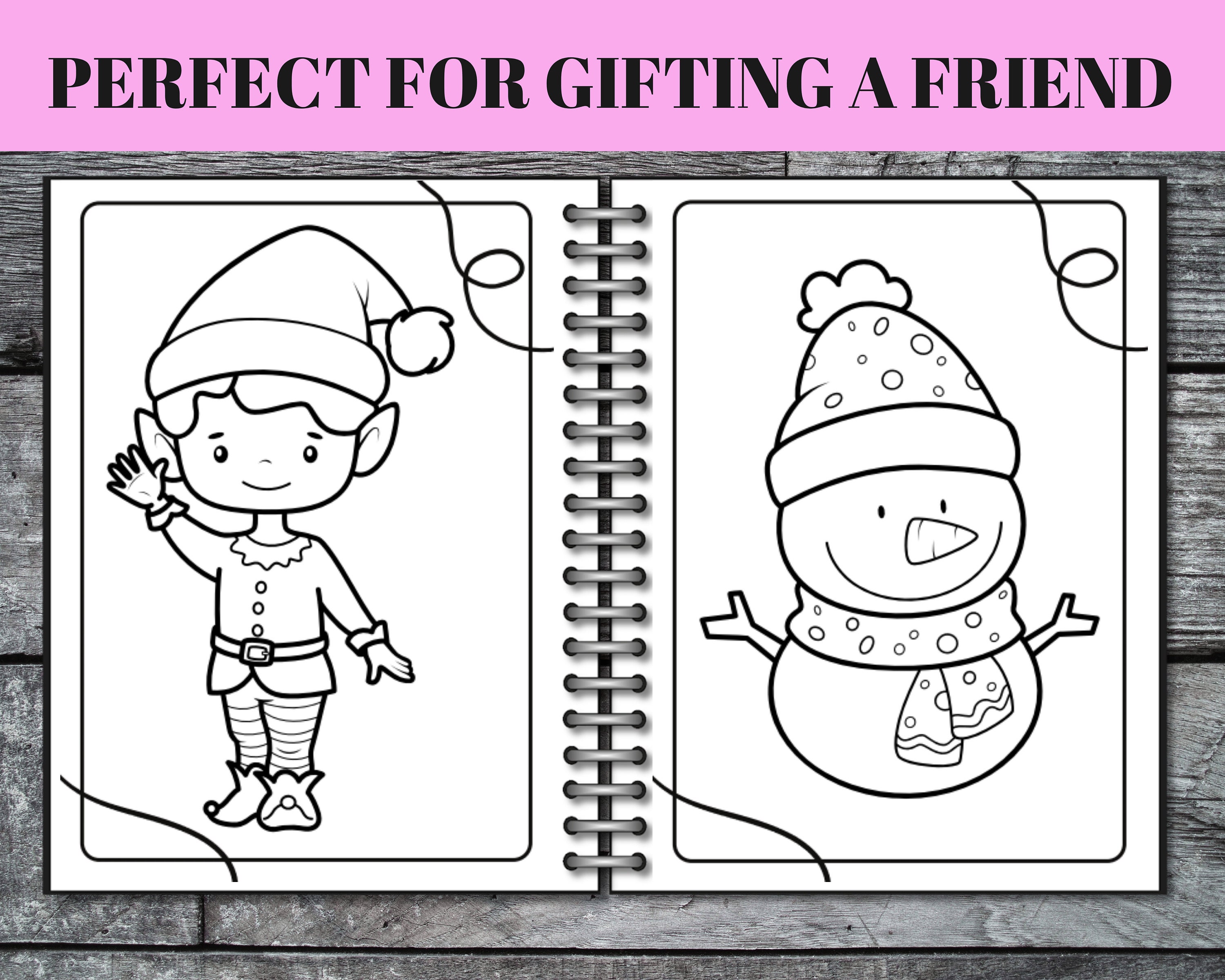 30 Winter Coloring Pages, Christmas Coloring Pages, Christmas Printable ...