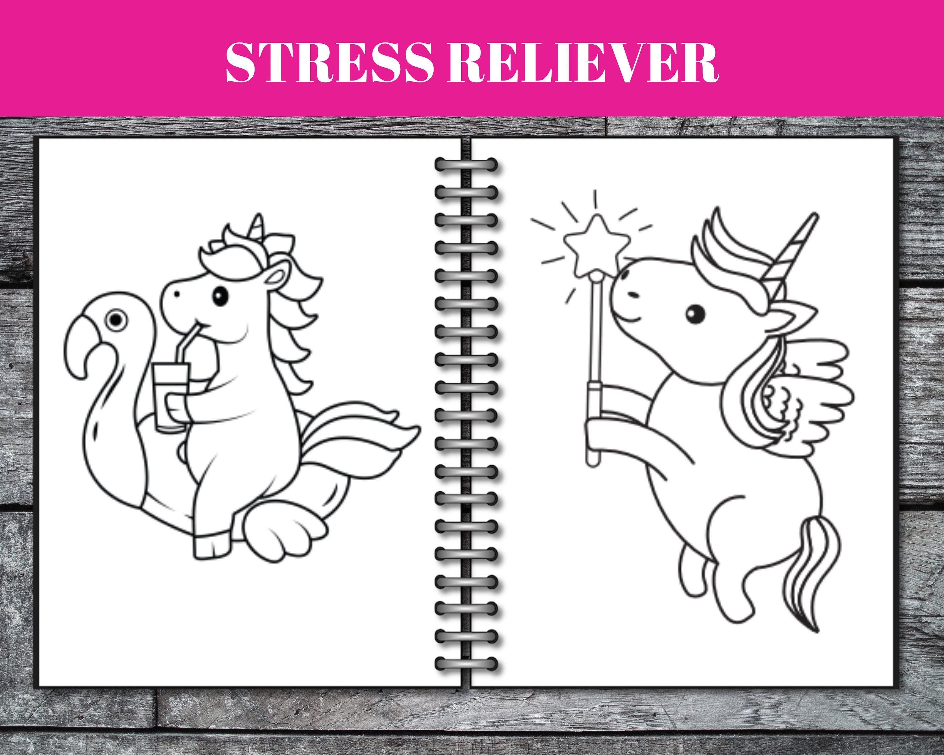 112 Unicorn Colouring Book Pages Colouring Sheets Unicorns - Etsy