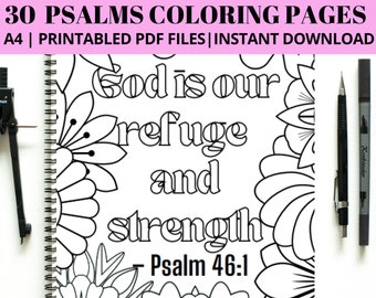 Bible Journaling Coloring 1 | Devotional Verses Liturgical Colors Book ...