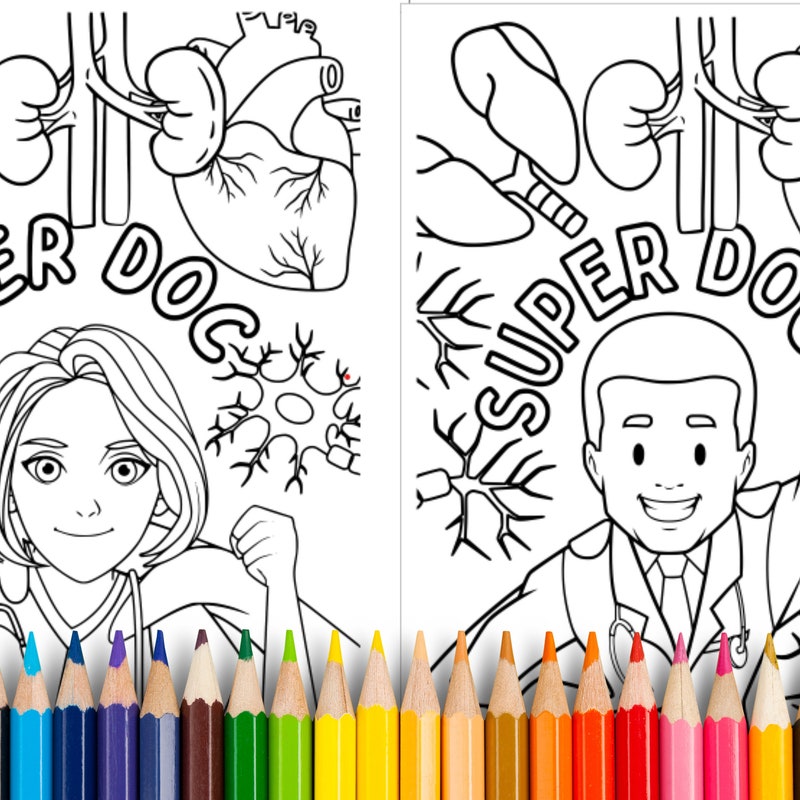 Medical Coloring - Etsy