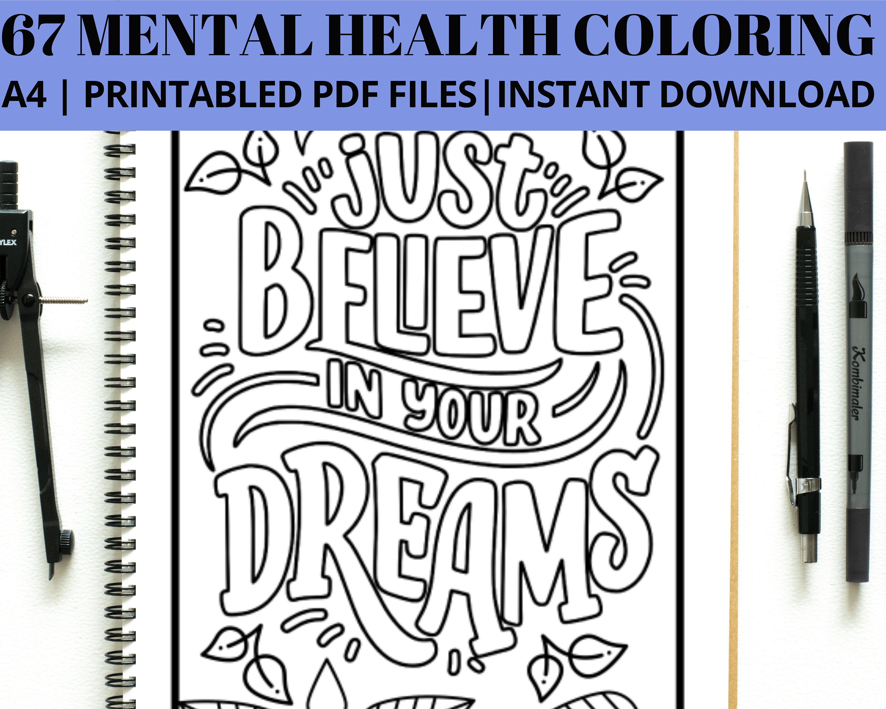 60+ Coloring Pages for Mental Health and Relaxation - Printable ...