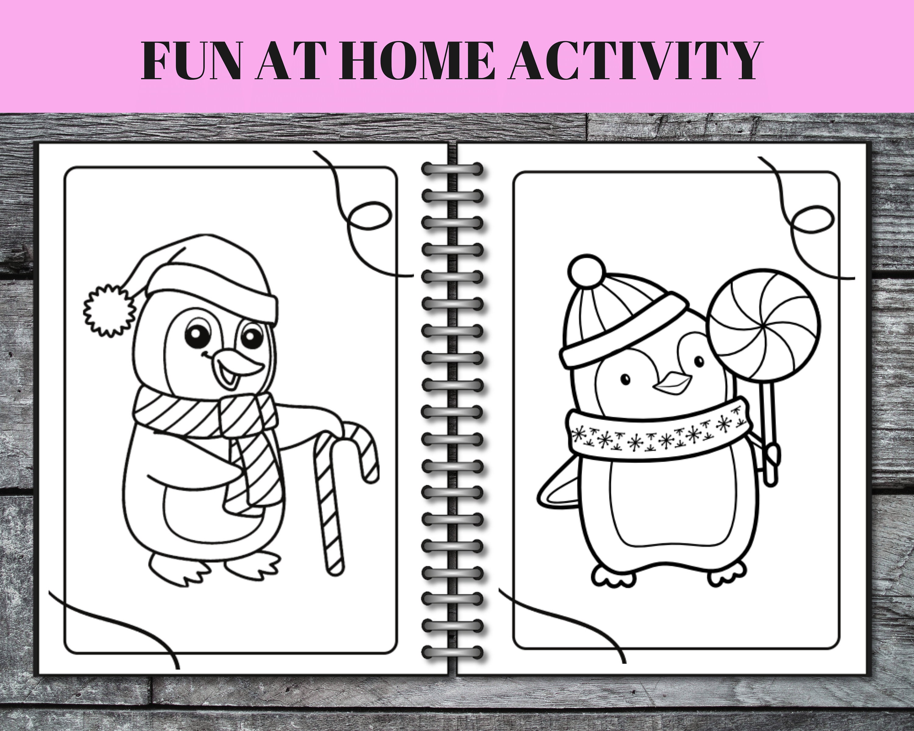 30 Winter Coloring Pages, Christmas Coloring Pages, Christmas Printable ...