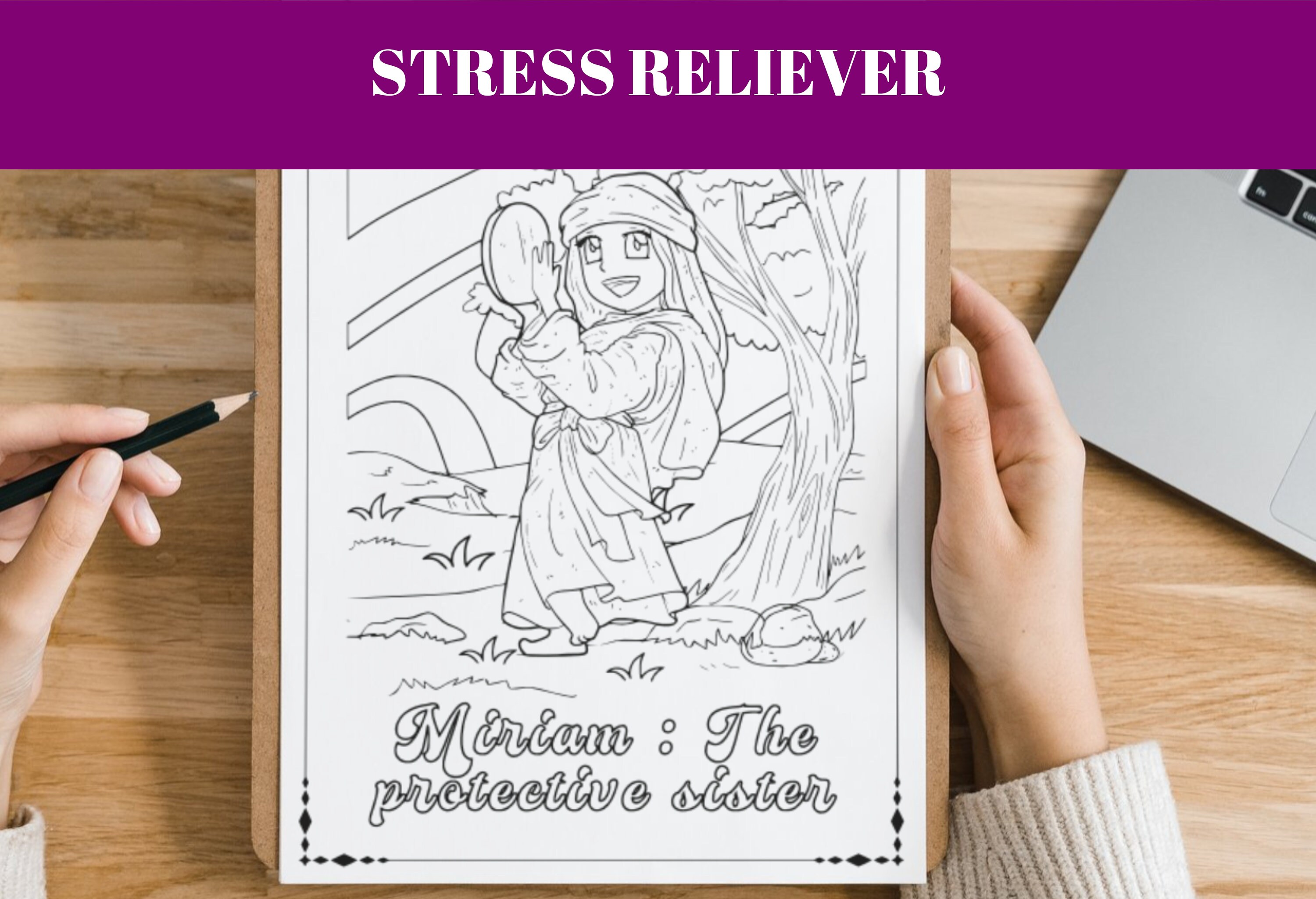 15 Biblical Heroes Colouring Pages Bible Colouring Book Christian ...