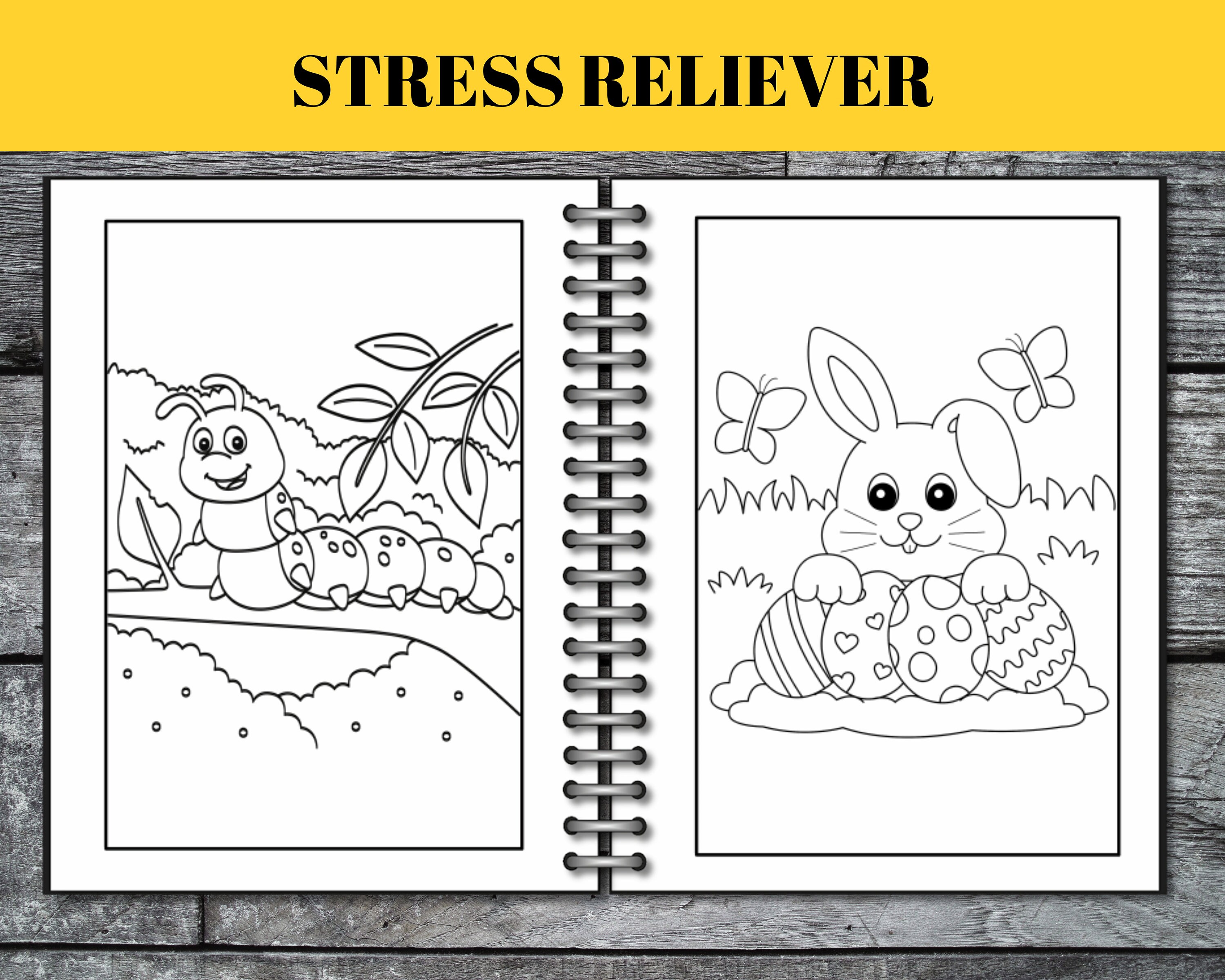 100+ Spring Coloring Page, Printable Spring Kids Activity Pages, Spring ...