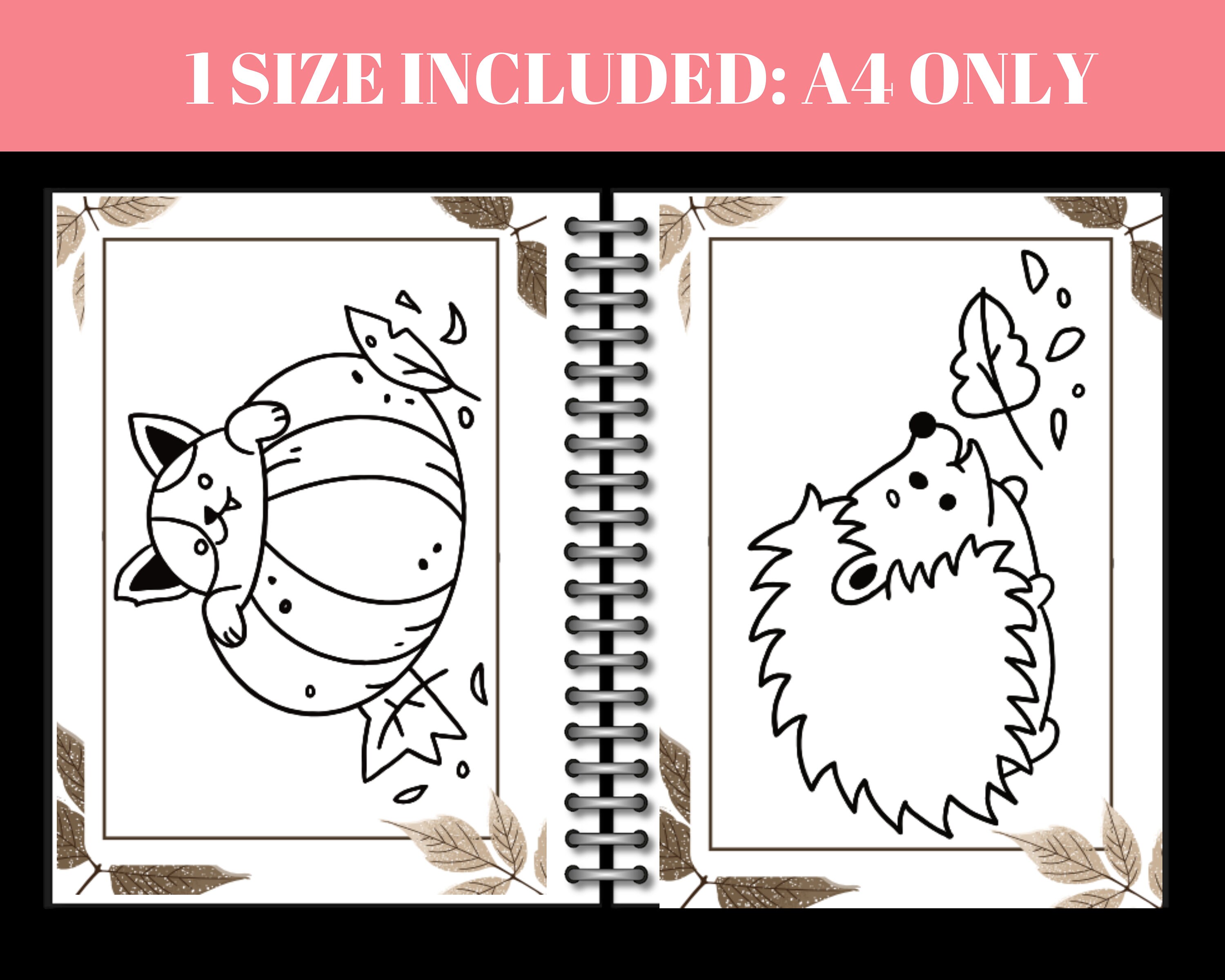 31 Autumn Coloring Pages for Kids, Printable Fall Classroom Activity ...