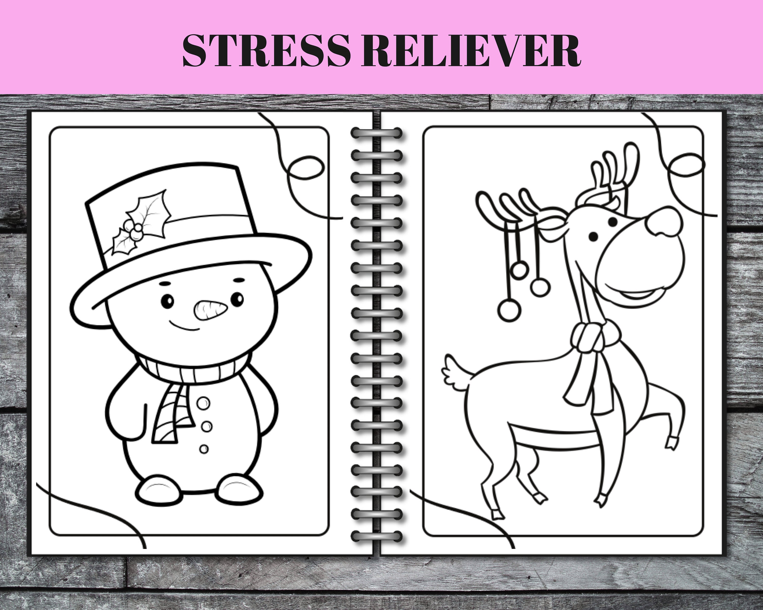 30 Winter Coloring Pages, Christmas Coloring Pages, Christmas Printable ...