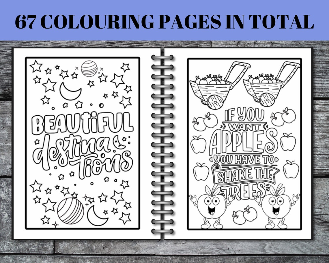 60 Coloring Pages for Mental Health and Relaxation Printable ...